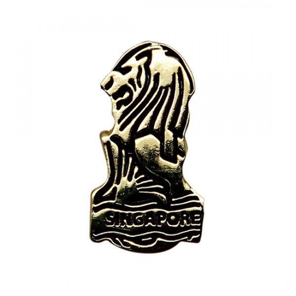Merlion Collar Pin | Full body Merlion Pins | Gifts of Love
